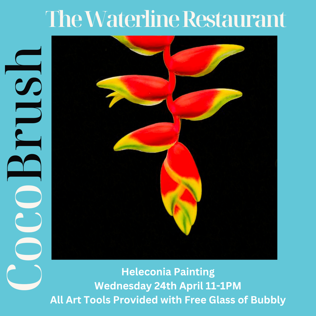 Heleconia Painting - CocoBrush